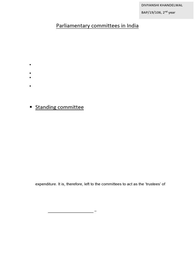 SEC Assignment - Ishleen Kaur Lamba | PDF | Governance | Public Law