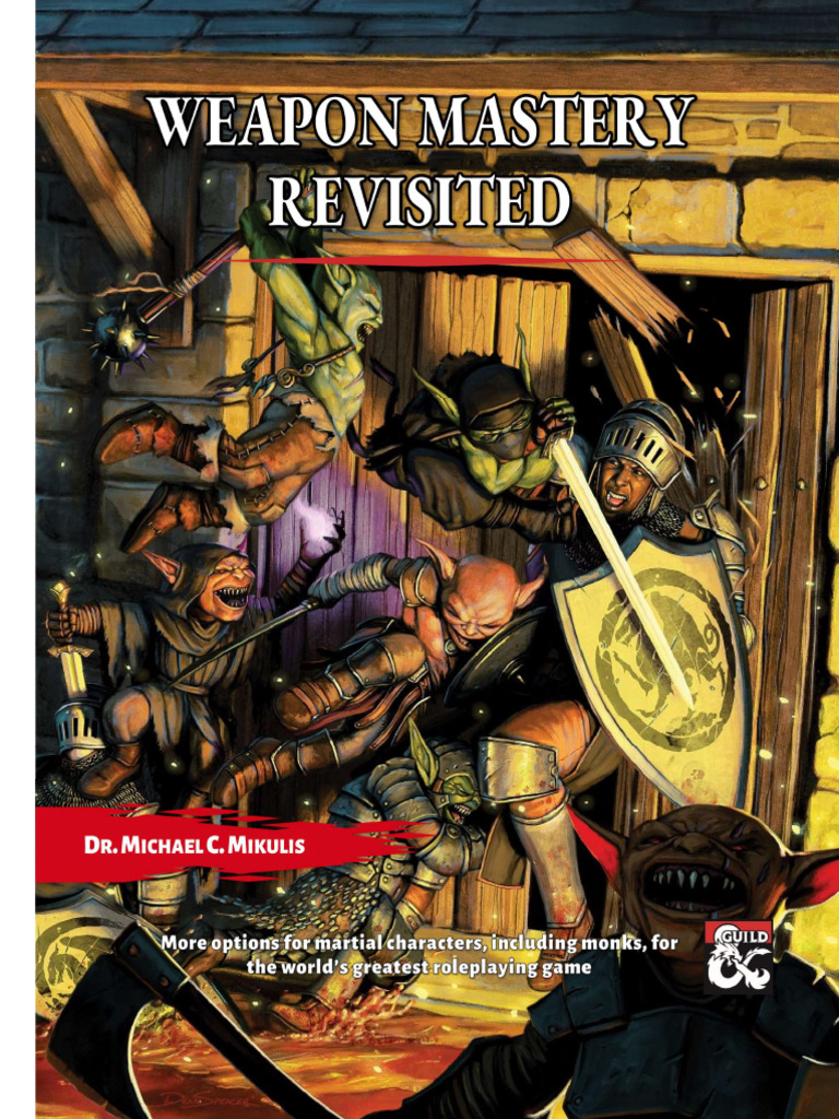 WeaponMasteryRevisited | PDF | Wizards Of The Coast | Dungeons & Dragons