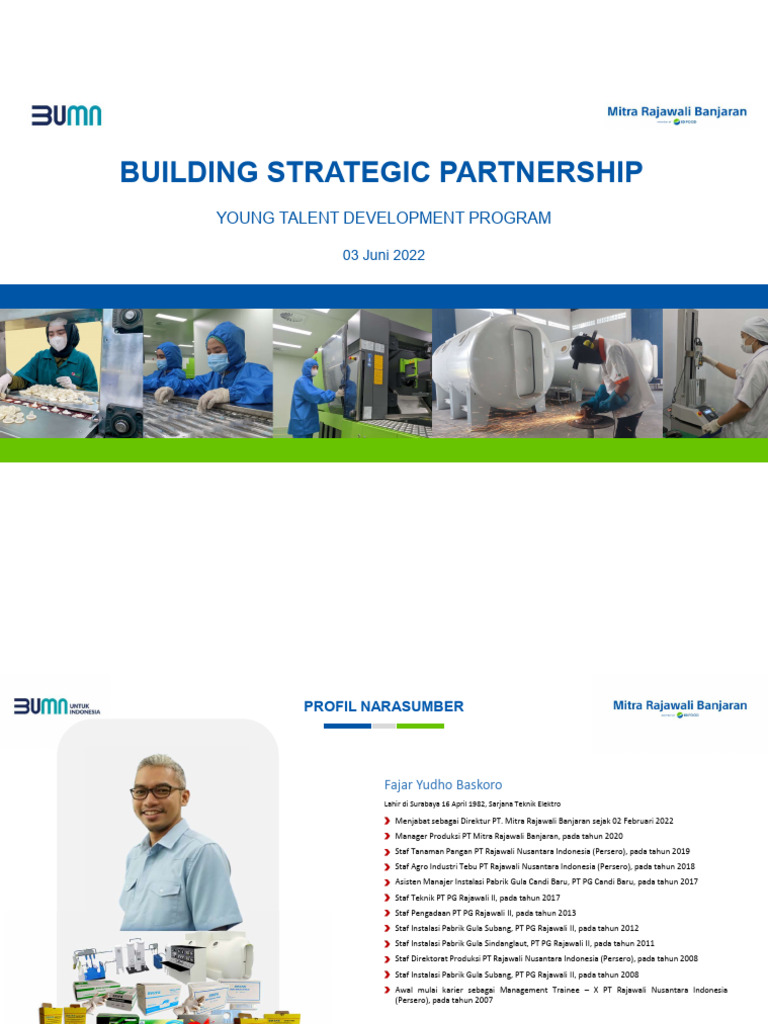 Building Strategic Partnership in Company | PDF