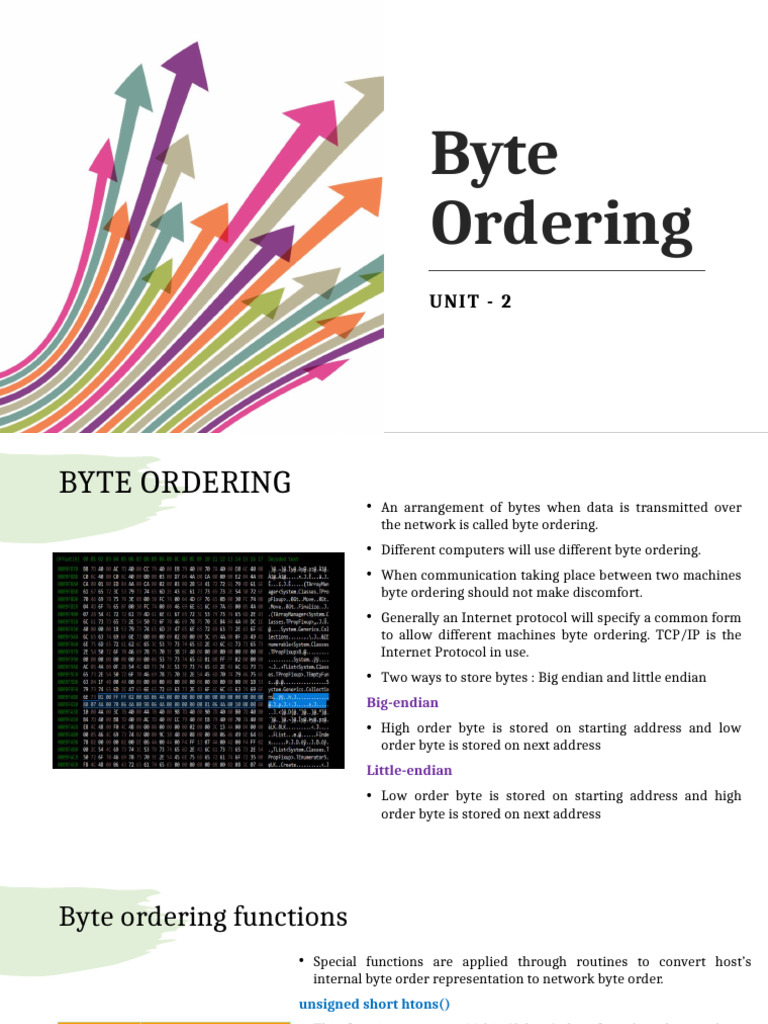 Understanding Byte Ordering and Sockets | PDF | Transmission Control ...