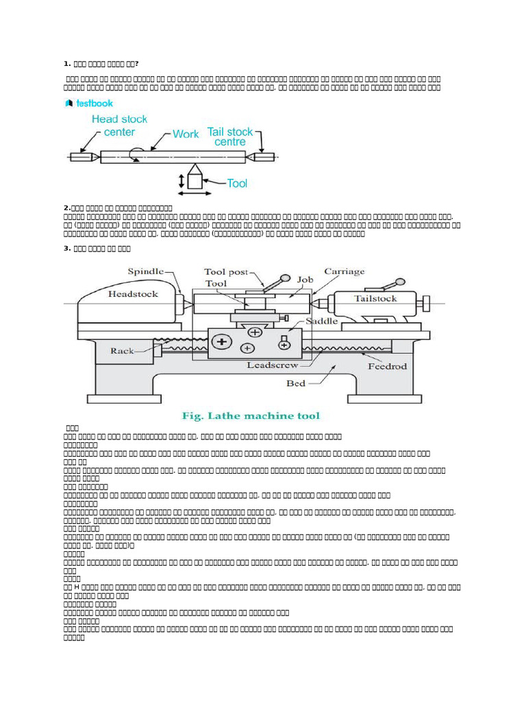 Lathe Machine | PDF