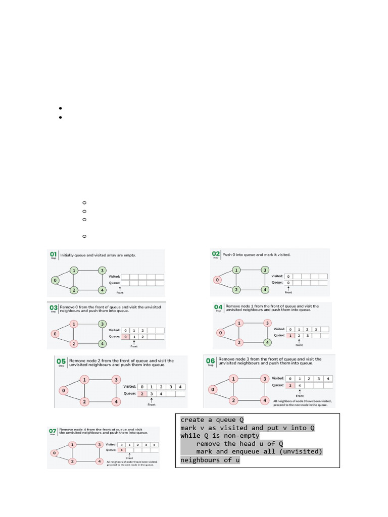 BFS and DFS | PDF | Algorithms | Graph Theory BFS and DFS | PDF | Algorithms | Graph Theory