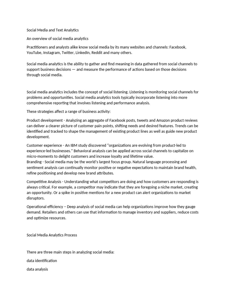 Social Media and Text Analytics | PDF | Popular Culture & Media Studies ...