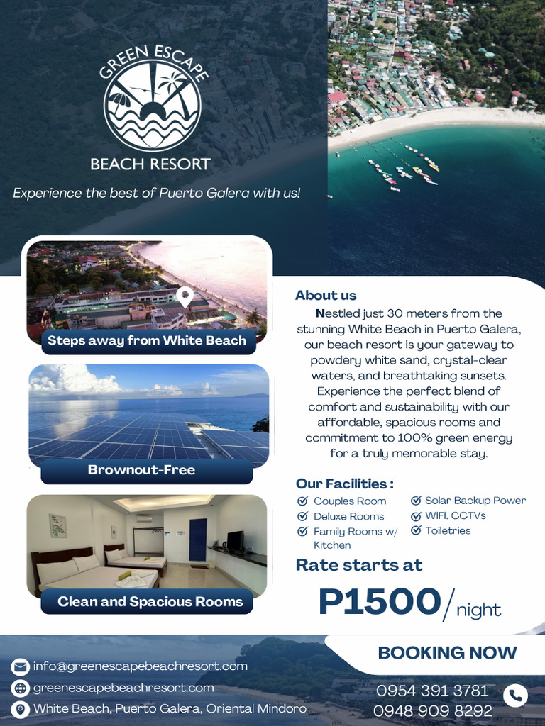 Green Escape Beach Resort | PDF