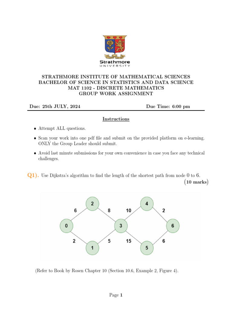 Group Work - Discrete Mathematics | PDF