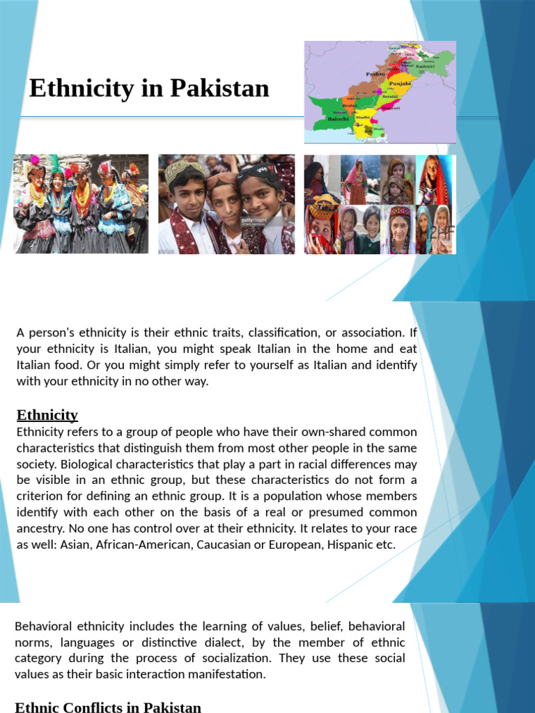 Major Ethnic Groups in Pakistan | PDF | Ethnicity | South Asia