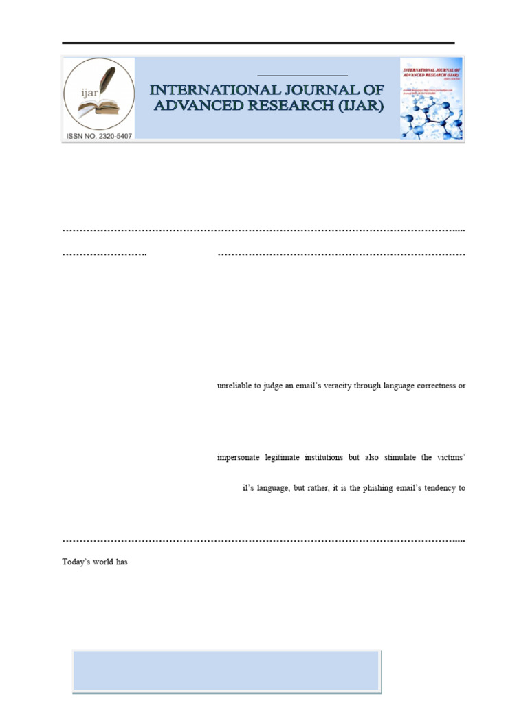 Real Or Reel A Comparative Analysis Of Authentic And Phishing Emails Pdf Phishing Plural