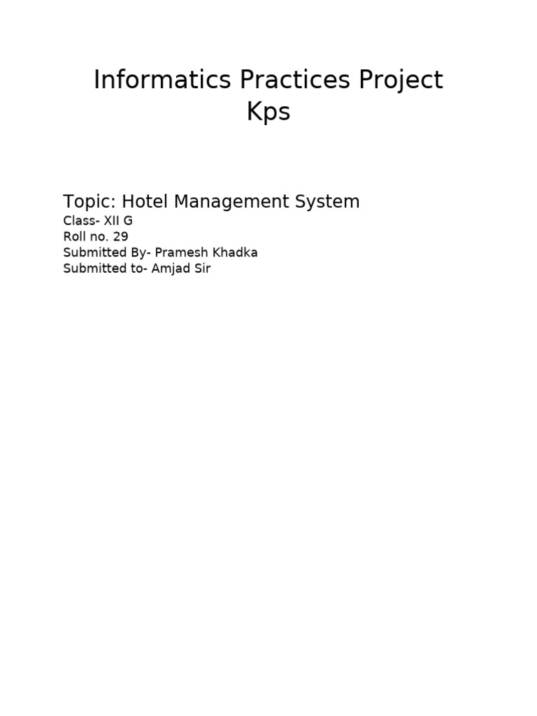 Information Practices Project | PDF | Software Engineering | Computer Programming