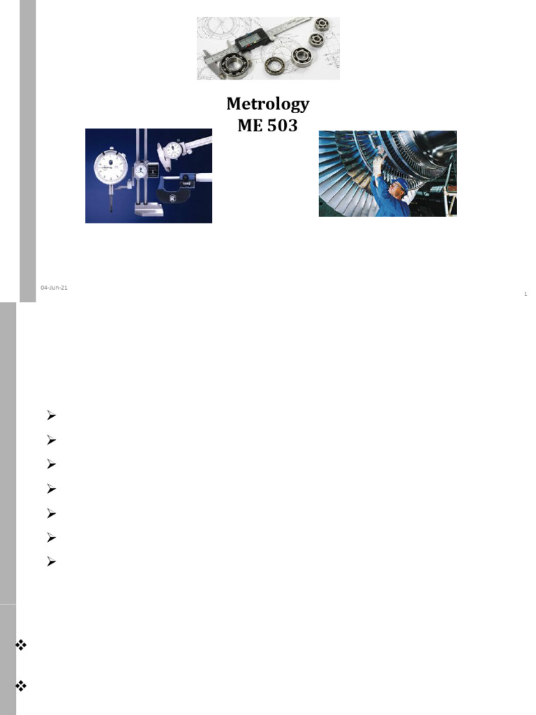 Metrology Lecture3 - PRS | PDF