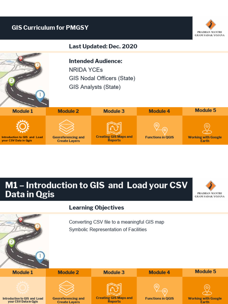 M1 Exercise1 Load your CSV Data in Qgis | PDF