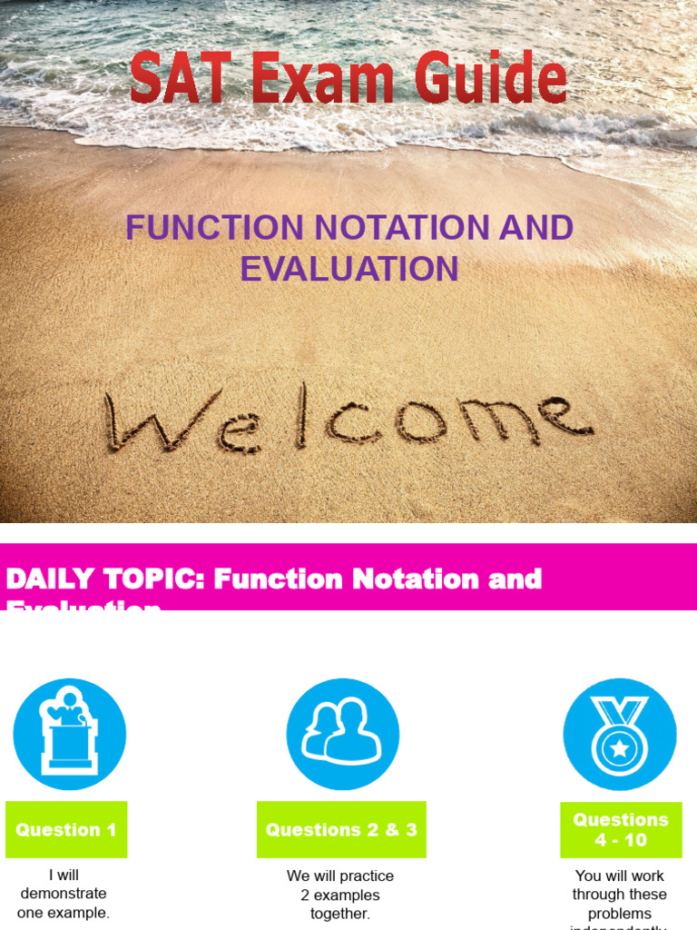 Function Notation and Evaluation_SAT.pptx | PDF | Function (Mathematics ...