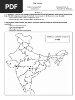 Nationalism in India Map Work Class10 | PDF