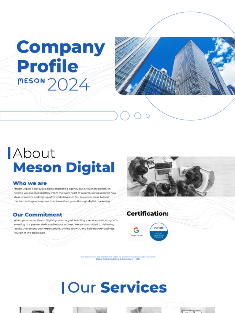 Company Profile Meson Digital - 2024 | PDF | Search Engine Optimization ...