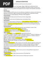 List of 12 Schedules of The Indian Constitution | PDF | Languages Of India | Government