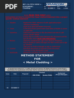 Method Statement For Aluminum Cladding Installation | PDF | Personal ...