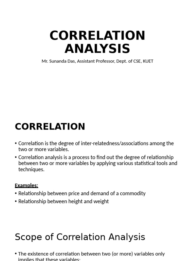 4. Correlation Analysis | PDF | Probability Theory | Statistical Analysis 4. Correlation Analysis | PDF | Probability Theory | Statistical Analysis