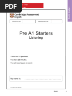 2022 Starters 4 Key | PDF
