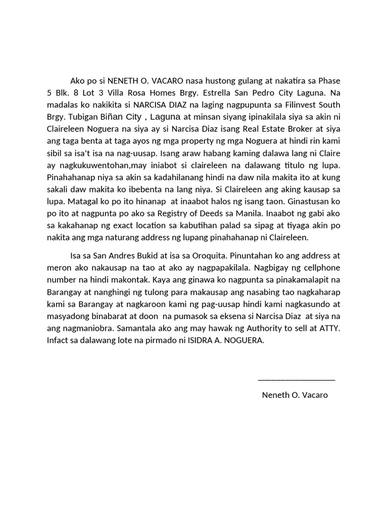 Salaysay | PDF