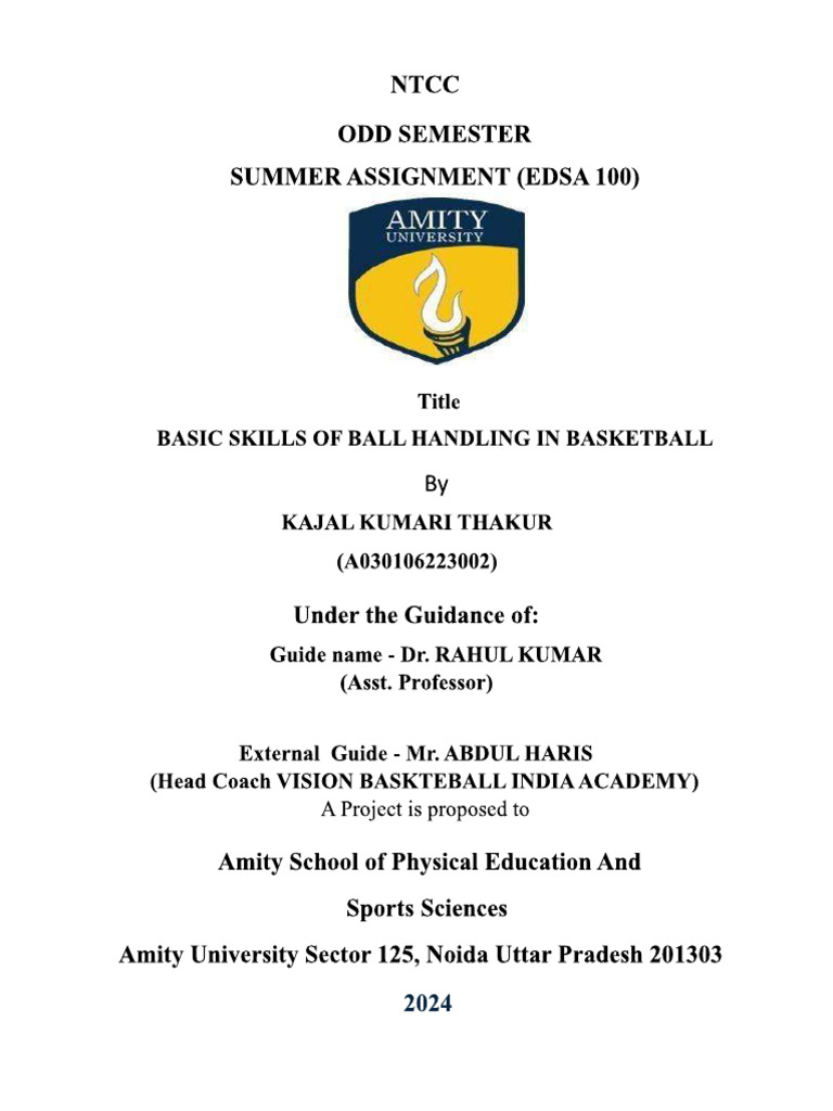 Kajal Thakur Final Report2 | PDF