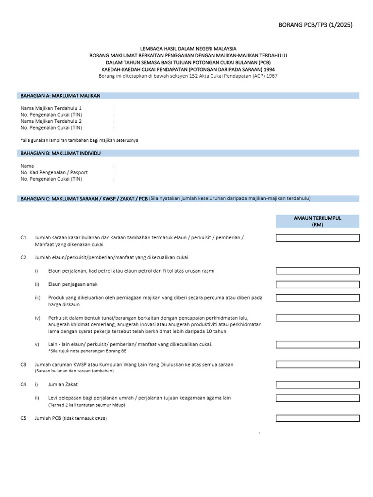4) TP3-2025 - Fillable Form | PDF