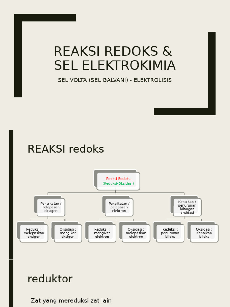 Reaksi Redoks & Sel Elektrokimia 2024 | PDF