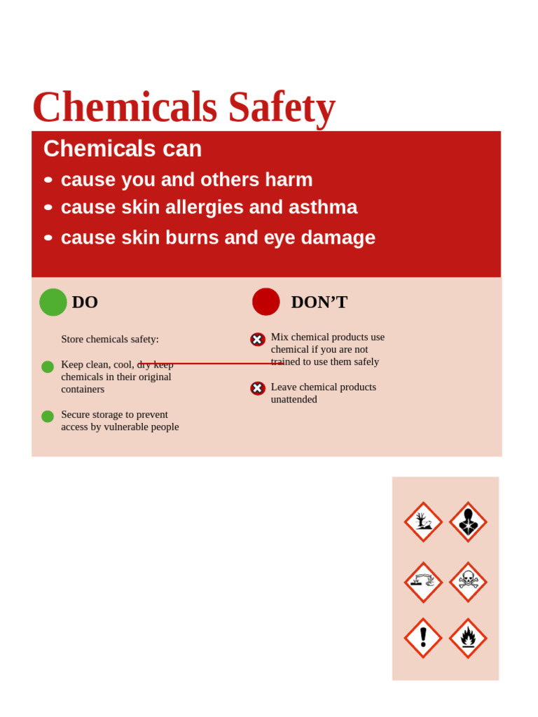 Chemicals Safety Poster | PDF