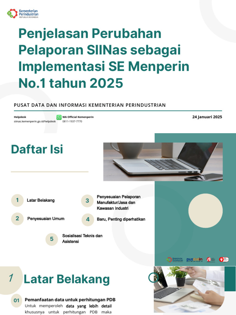 3, Materi Penjelasan Perubahan Pelaporan SIINas | PDF