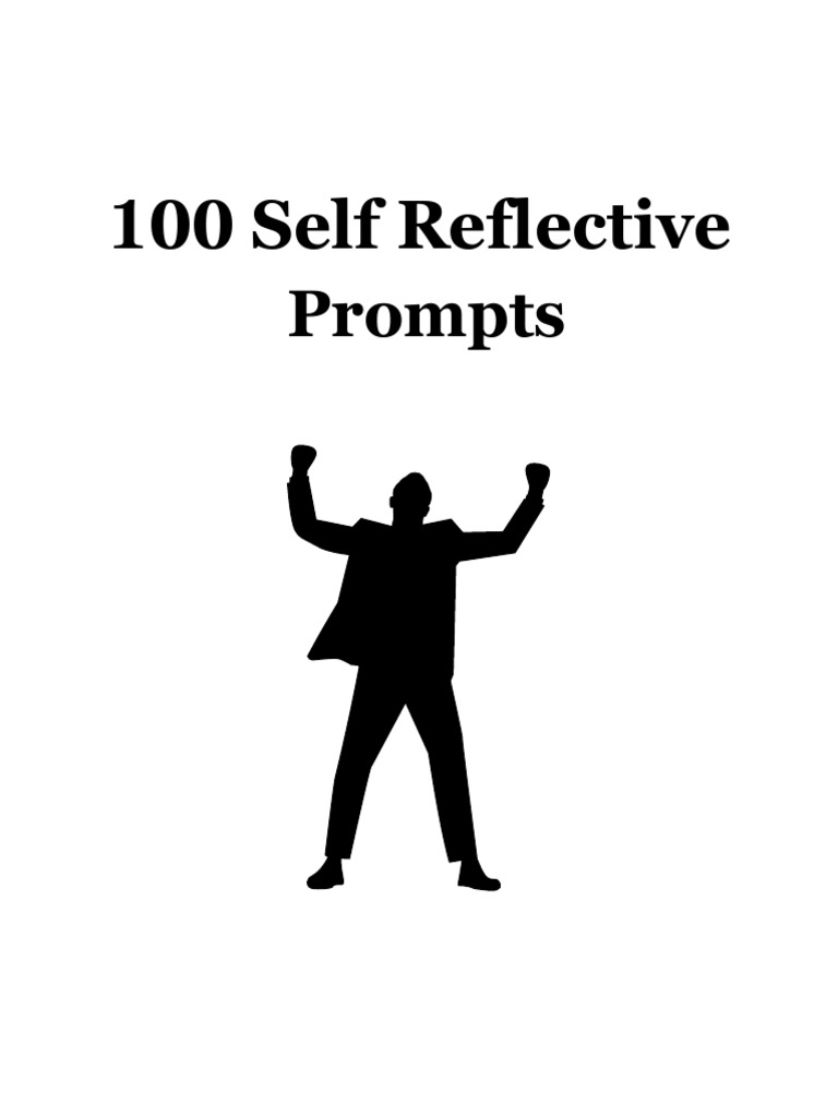 100 Self Reflective Prompts | PDF | Extraversion And Introversion ...