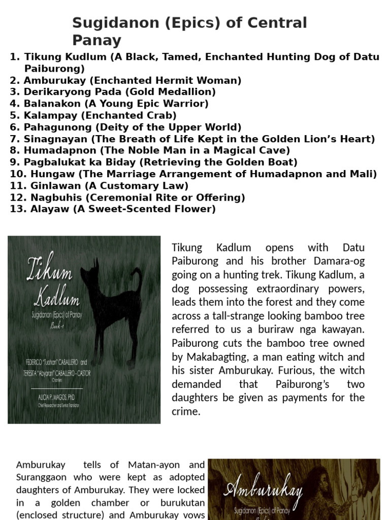 The Sugidanon of Panay | PDF | Folklore | Traditional Stories