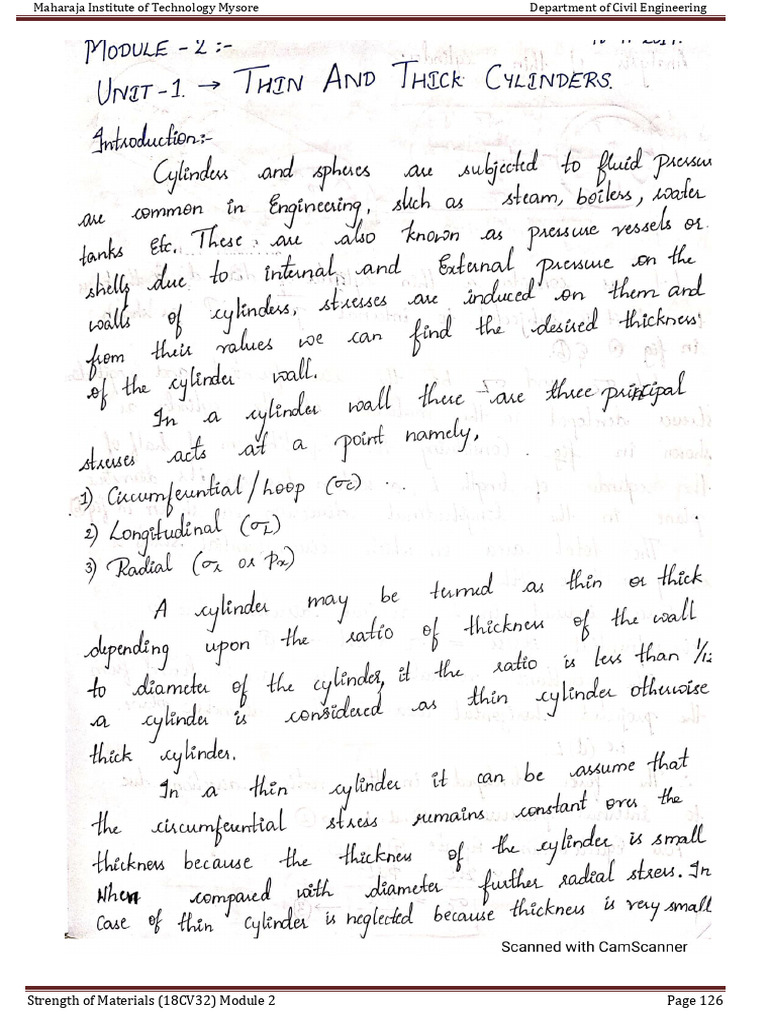 Module 2 SOM | PDF | Engineering | Civil Engineering