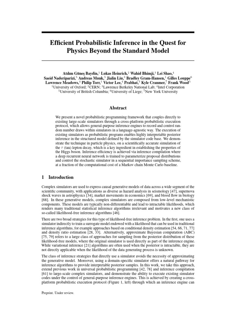 180paper | PDF | Statistical Inference | Monte Carlo Method