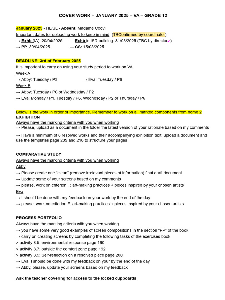 CoverWork VA 12 Jan 2025 | PDF