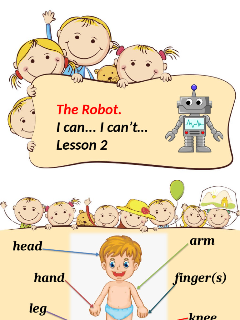 The Robot.: I Can... I Can't Lesson 2 | PDF