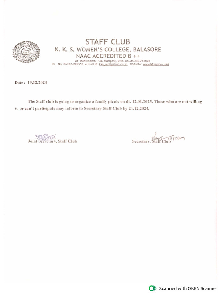 staff club meeting | PDF