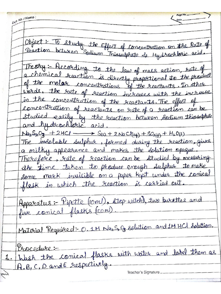 Class 12th-Practical Based Experiments | PDF