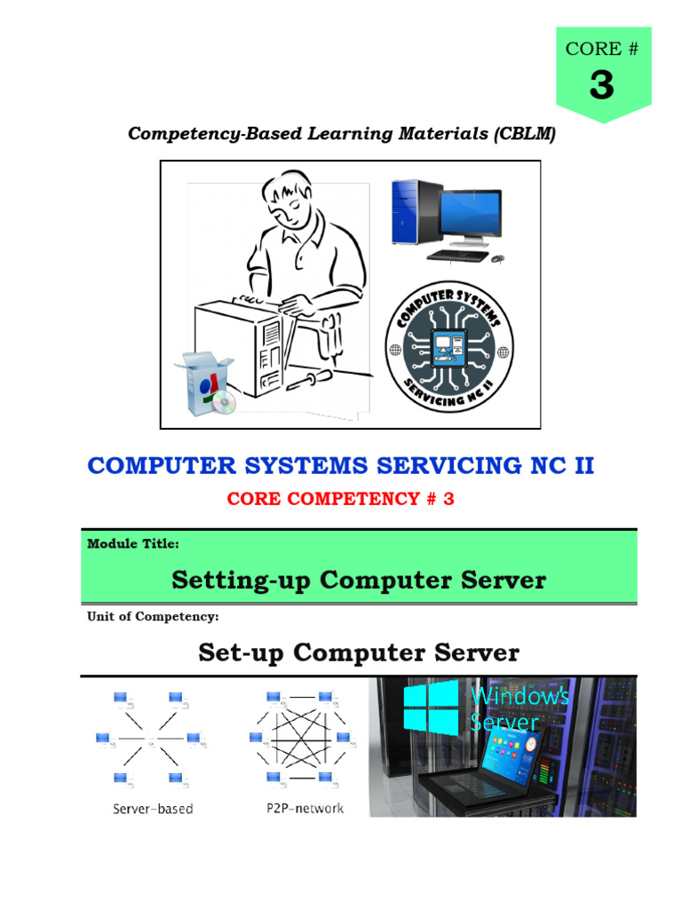 Q1 AND Q2 CORE-3-SET-UP-COMPUTER-SERVER | PDF | Ip Address | Computer Network