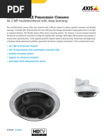 Datasheet Axis p3737 Ple Panoramic Camera en US 413348 (102934) | PDF ...
