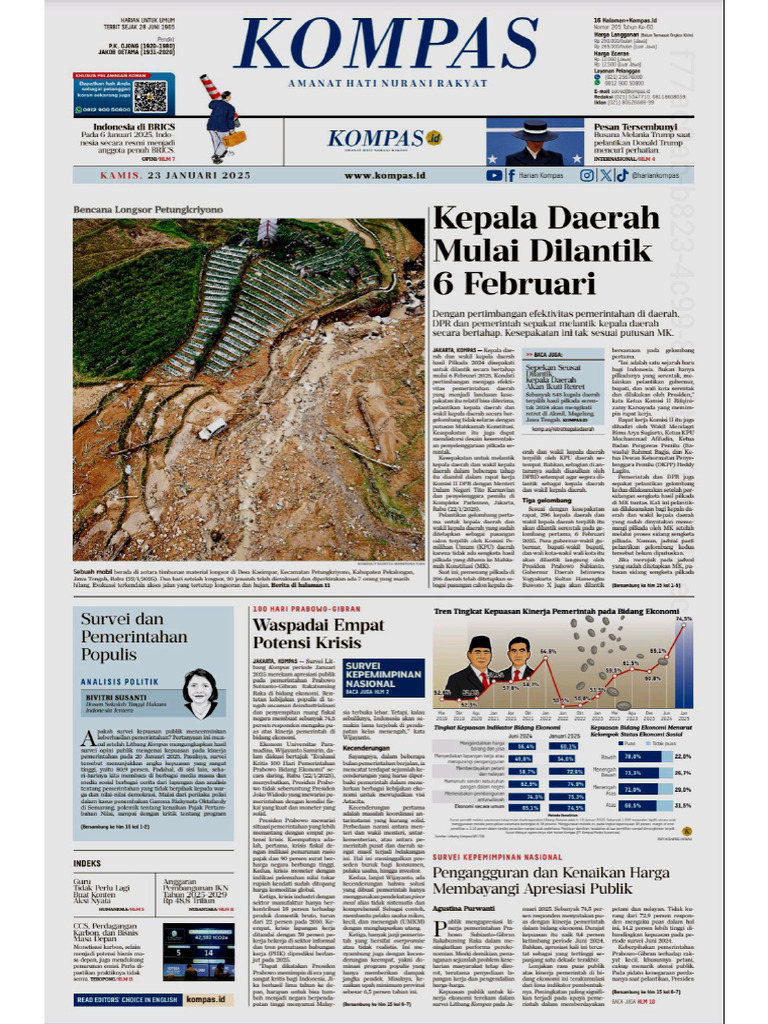 Kompas 250123 | PDF