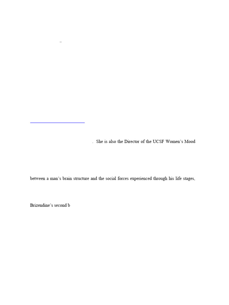 Ong 2010 Book Review A Roadmap of The Male Brain | PDF | Emotions ...