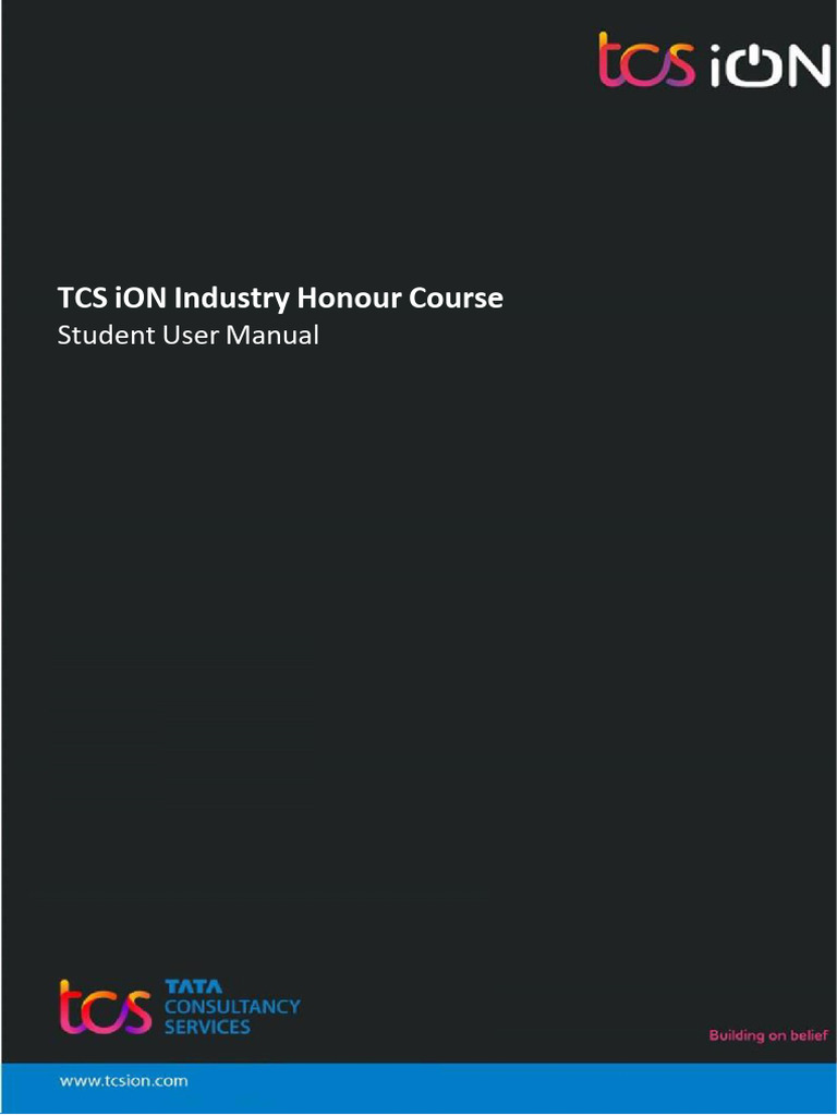 original_1719209994_TCS_iON_IHC_Final_User_Manual | PDF | Quiz ...