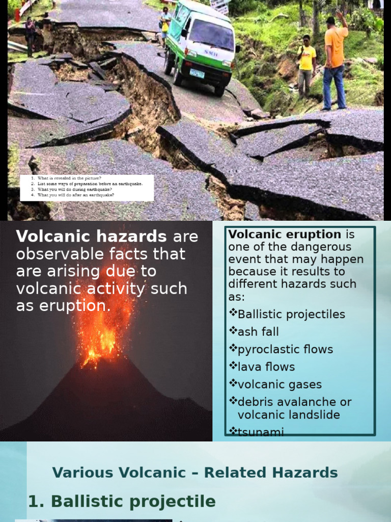 Q1 15 Volcano Related Hazards | PDF | Volcano | Types Of Volcanic Eruptions