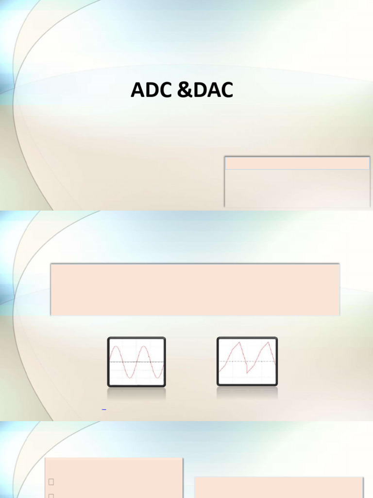 Adc and Dac -Converters PDF | PDF | Analog To Digital Converter ...