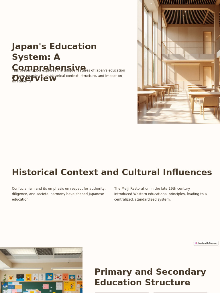 Japans Education System A Comprehensive Overview 1 | PDF