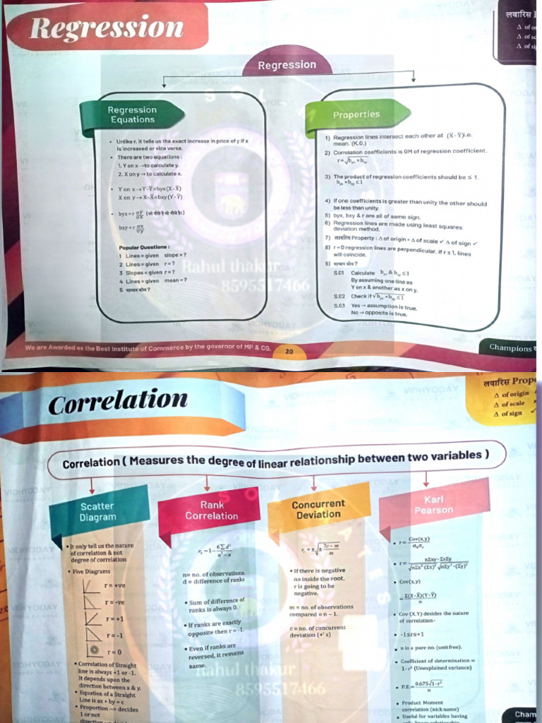 Business Statistics Formula Sheets | PDF