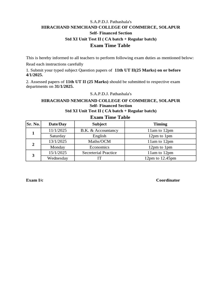 Timetable | PDF | Data Collection | Evaluation Methods