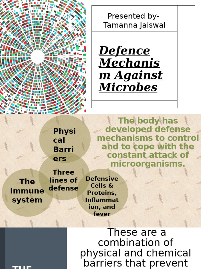 Defence Mechanism Against Microbes | PDF | Immune System | Adaptive ...