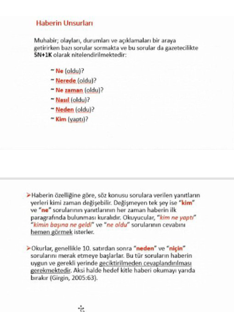 Haber Toplama Ve Yazma 5N1K | PDF