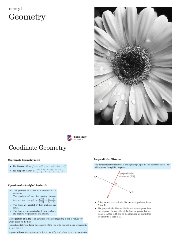2D & 3D Coordinate Geometry Guide | PDF