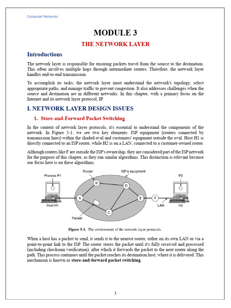 CN Vtu Edge Module 3 | PDF | Routing | Computer Network