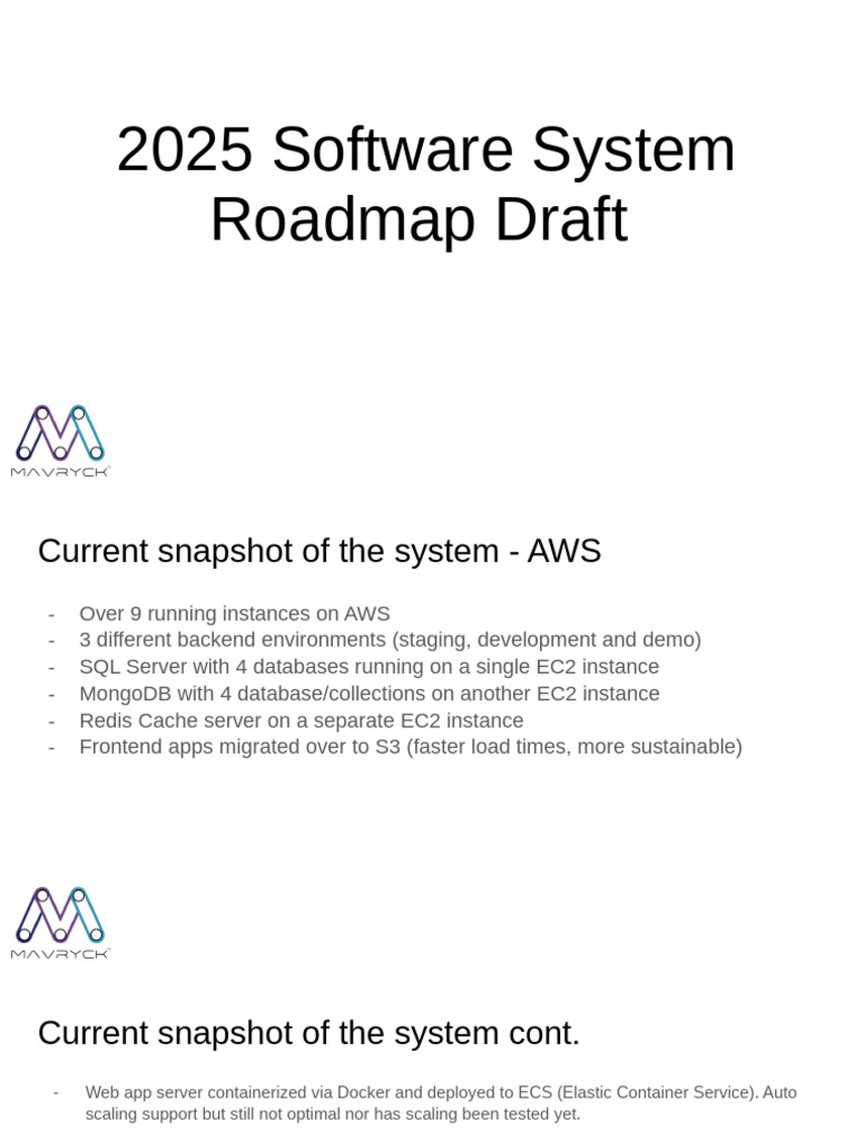 2025 Software System Roadmap Pdf Computer Architecture Data